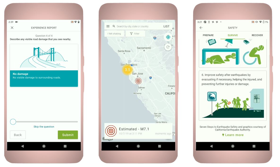Earthquake alert app MyShake sent its first public warning to ... Earthquake alert app MyShake sent its first public warning to ...