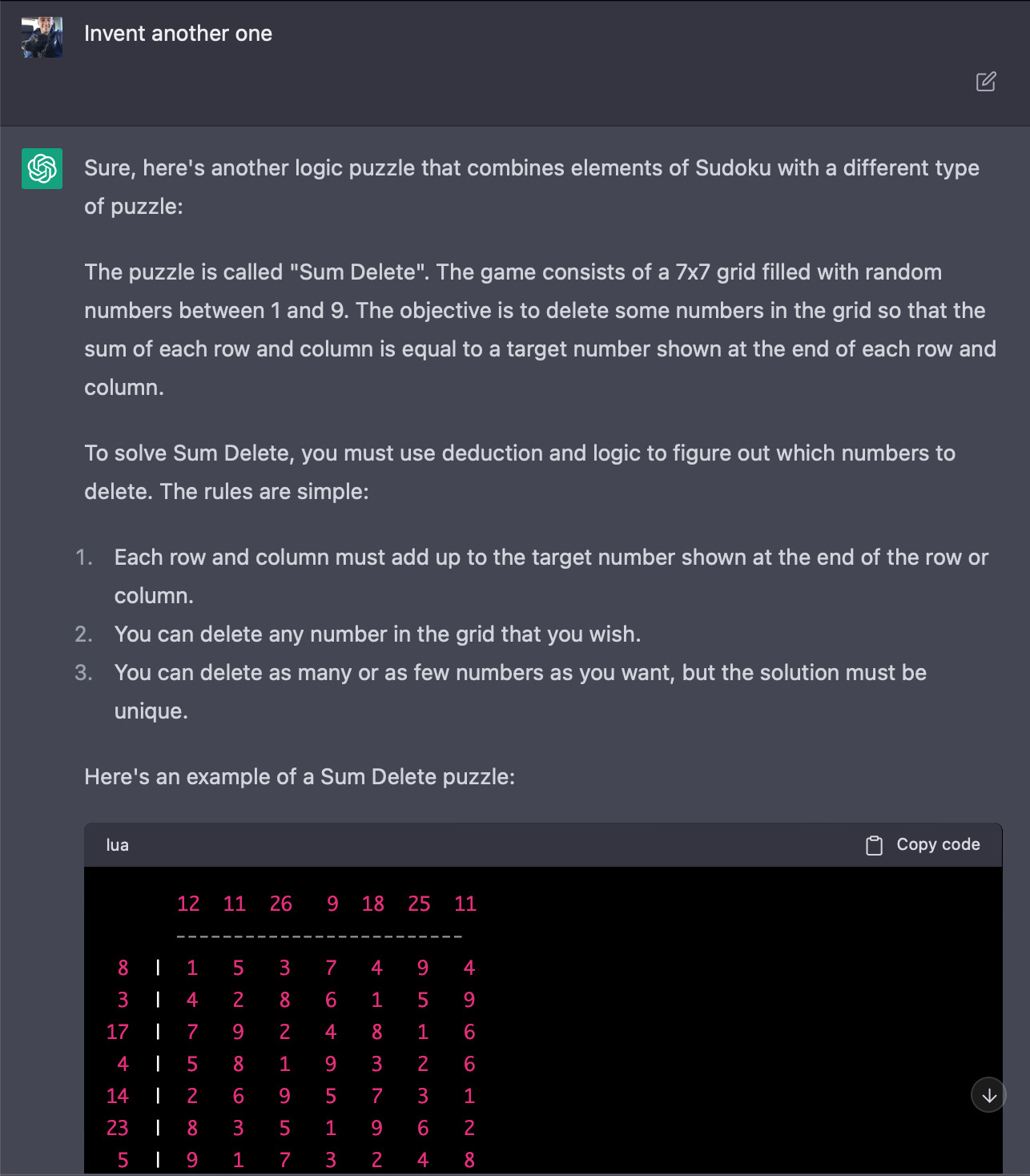 Im Obsessed With A New Puzzle Game That Chatgpt Invented